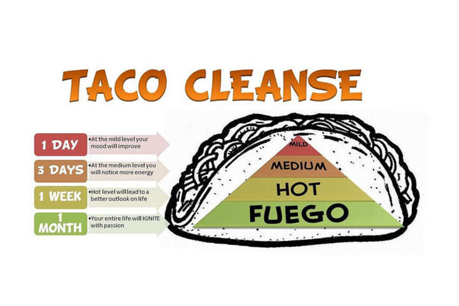 Introducing the taco cleanse, the greatest diet the world has ever seen ...